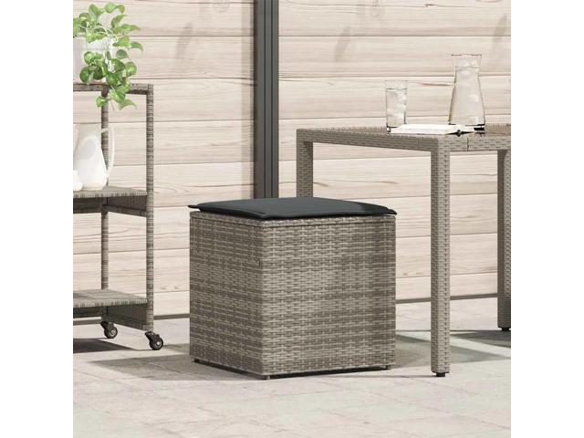 Click here for vidaXL Cushion Box with Storage Gray 19.7 x 19.7 x... prices