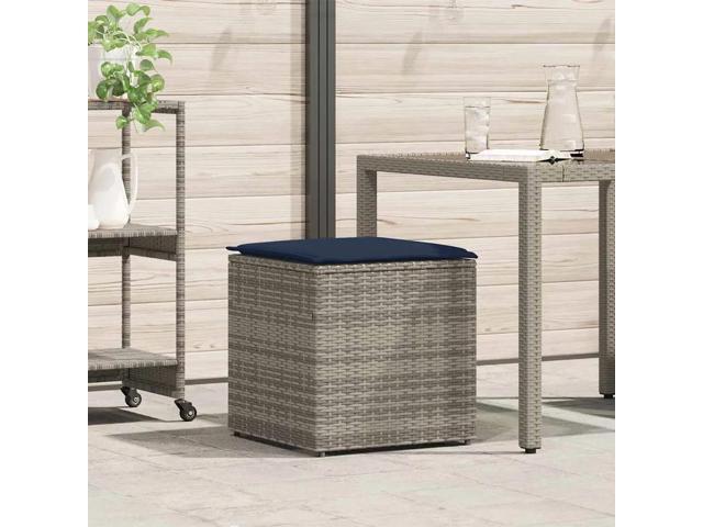 Click here for vidaXL Cushion Box with Storage Gray 19.7 x 19.7 x... prices