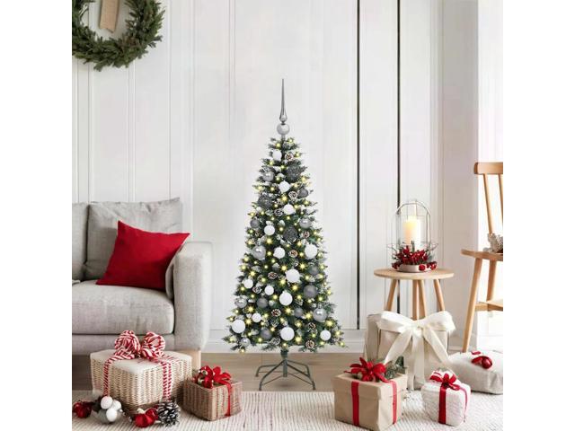 Click here for vidaXL Artificial Christmas Tree Green 19.7 x 19.7... prices