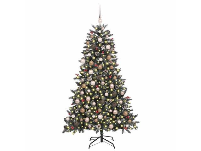 Click here for vidaXL Artificial Christmas Tree with 300 LEDs Gre... prices