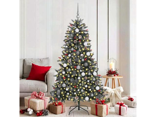 Click here for vidaXL Artificial Christmas Tree with 300 LEDs Gre... prices