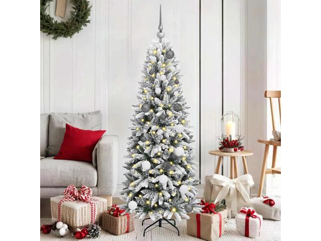 Click here for vidaXL Artificial Christmas Tree with 150 LEDs Whi... prices