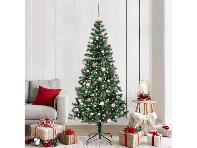 Click here for vidaXL Artificial Pre-lit Christmas Tree Green 82.... prices