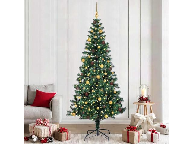 Click here for vidaXL Artificial Pre-lit Christmas Tree Green 94.... prices