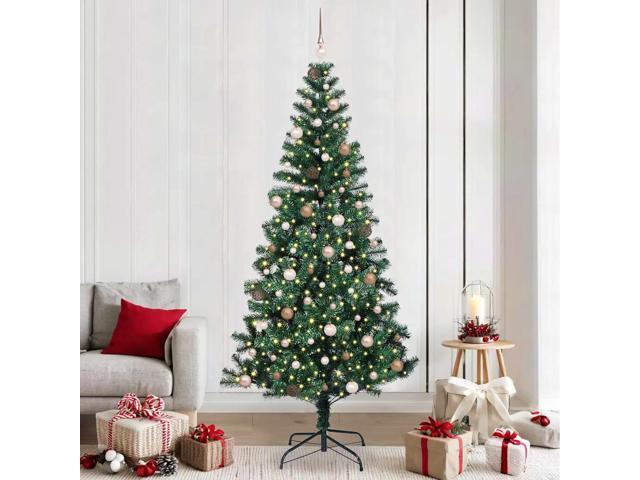 Click here for vidaXL Artificial Pre-lit Christmas Tree Green 94.... prices