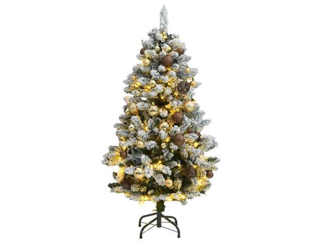 Click here for vidaXL Artificial Hinged Christmas Tree 150 LEDs a... prices