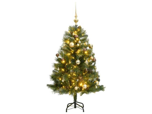 Click here for vidaXL Artificial Hinged Christmas Tree Green PVC... prices