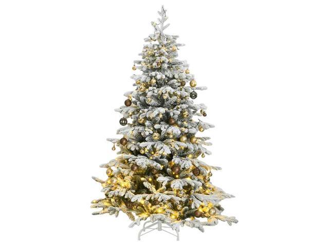 Click here for vidaXL Artificial Hinged Christmas Tree 300 LEDs a... prices