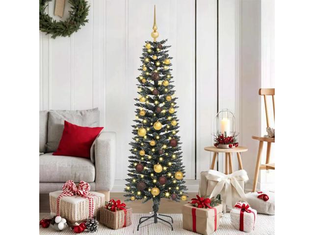 Click here for vidaXL Artificial Christmas Tree with 150 LEDs Gre... prices
