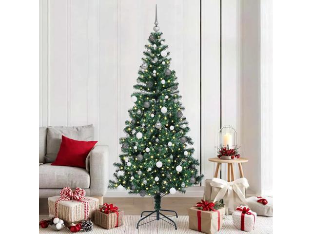 Click here for vidaXL Artificial Pre-lit Christmas Tree Green 82.... prices