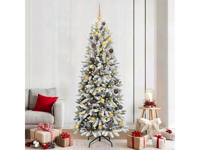 Click here for vidaXL Artificial Christmas Tree with 300 LEDs Whi... prices