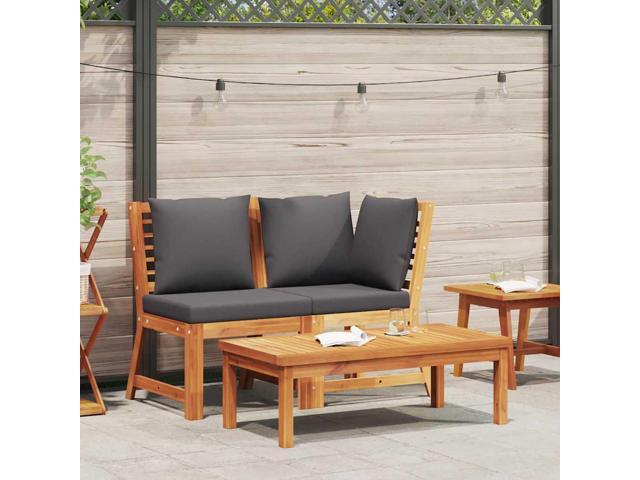 Click here for vidaXL Patio Lounge Set Sectional Sofa with Cushio... prices