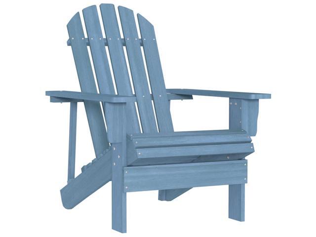 Click here for vidaXL Patio Adirondack Chair Solid Fir Wood Blue prices
