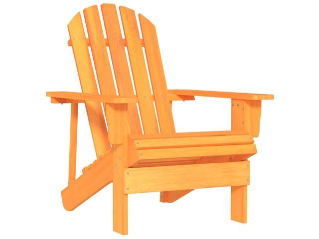 Click here for vidaXL Patio Adirondack Chair Solid Fir Wood Orang... prices