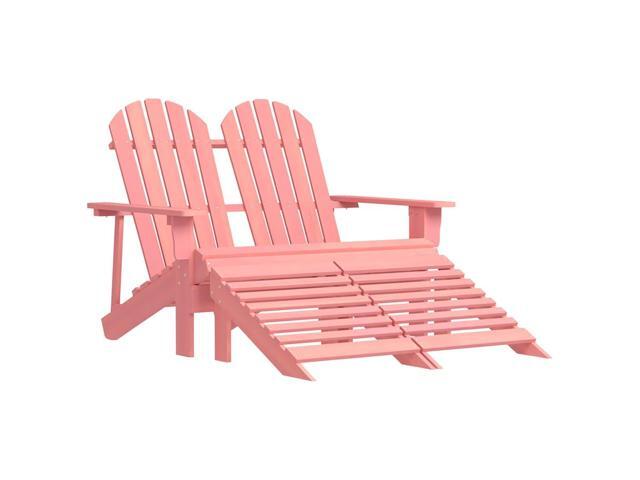 Click here for vidaXL 2-Seater Patio Adirondack Chair with Ottoma... prices