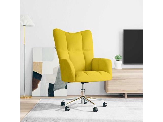 Relaxing Chair Mustard Yellow Velvet - Mustard yellow