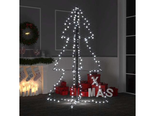 Click here for vidaXL Christmas Cone Tree Artificial Xmas Tree wi... prices