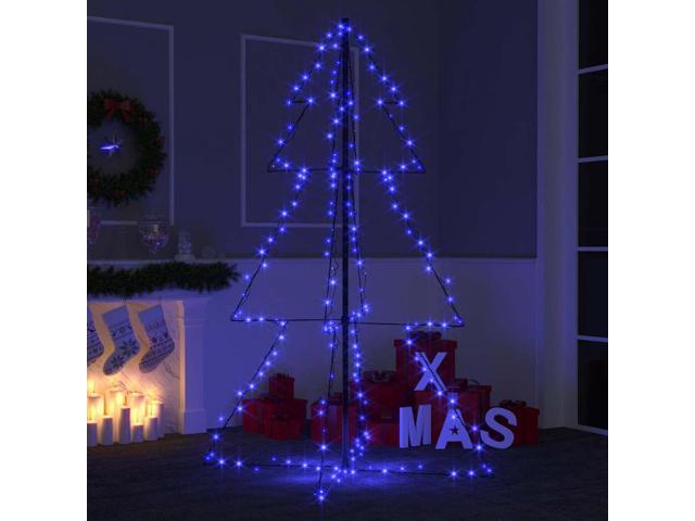 Click here for vidaXL Christmas Cone Tree Artificial Xmas Tree wi... prices