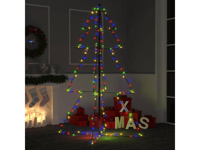 Click here for vidaXL Christmas Cone Tree Artificial Xmas Tree wi... prices