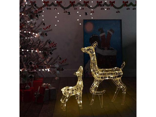 Click here for vidaXL Acrylic Reindeer Family Christmas Decoratio... prices