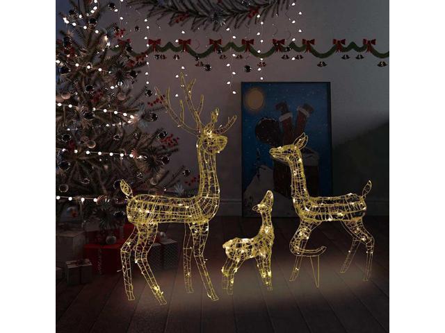 Click here for vidaXL Acrylic Reindeer Family Christmas Decoratio... prices