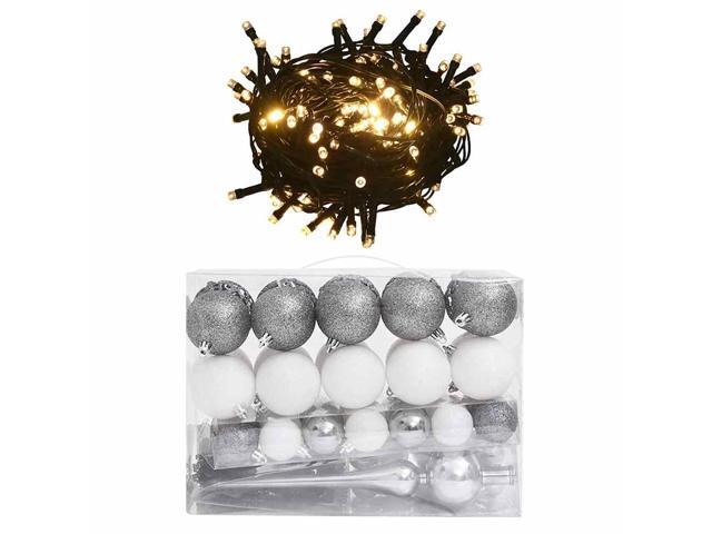 Click here for vidaXL Christmas Ball Set with Peak 61 Piece LED D... prices
