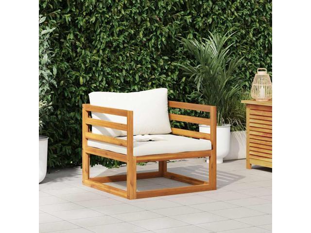 Click here for vidaXL Patio Chair with Cushions Modular Seat with... prices