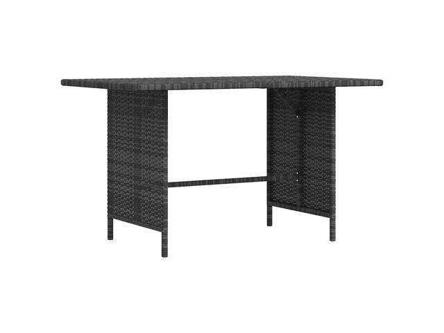Click here for vidaXL Patio Dining Table Gray 43.3x27.6x25.6 Poly... prices