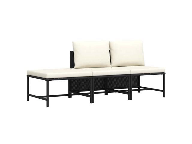 Click here for vidaXL Patio Sofa Set 3 Piece Furniture Set for Ga... prices