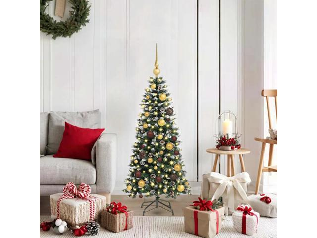 Click here for vidaXL Artificial Christmas Tree with 150 LEDs Gre... prices