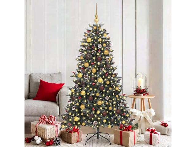 Click here for vidaXL Artificial Christmas Tree with 300 LEDs Gre... prices
