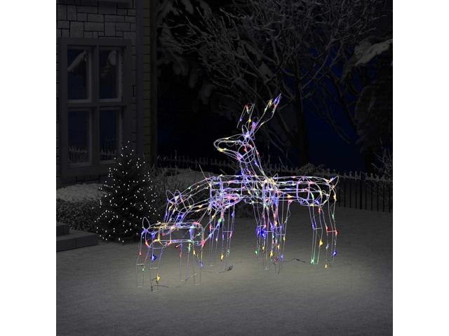 Click here for vidaXL Christmas Reindeers 3 Pcs Christmas Lightin... prices
