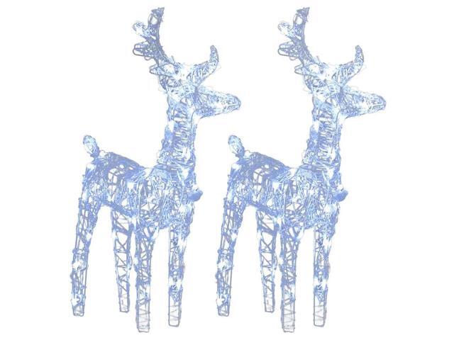 Click here for vidaXL Christmas Reindeers 2 Pcs Light Display wit... prices