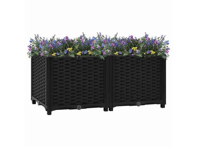 Click here for vidaXL Raised Bed 31.5 Polypropylene Outdoor Garde... prices