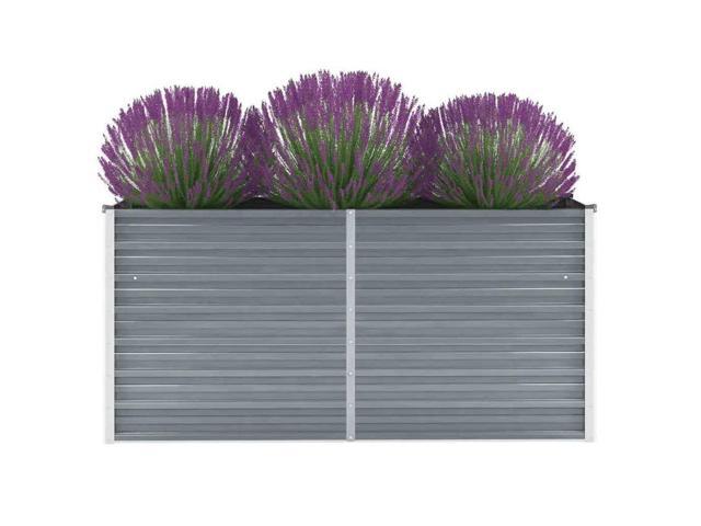 Click here for vidaXL Raised Garden Bed Flower Bed Galvanized Ste... prices