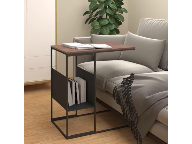 Click here for vidaXL Side Table C Shaped End Table with Storage... prices