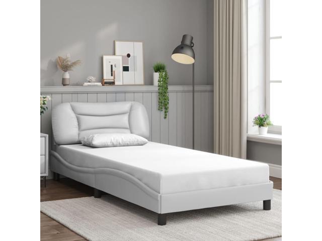 Click here for vidaXL Bed Frame White prices