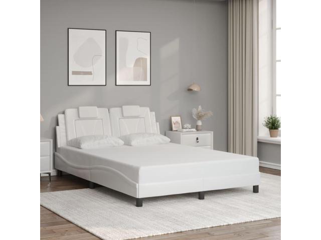 Click here for vidaXL Bed Frame White prices