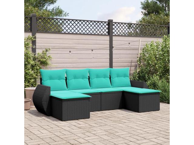 Click here for vidaXL Patio Sofa Set Black prices