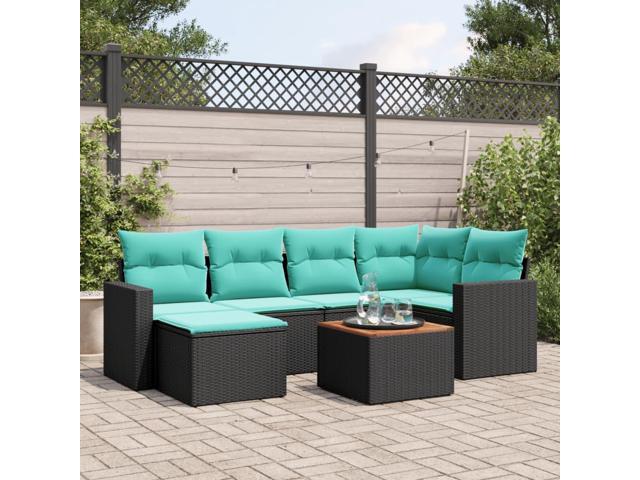 Click here for vidaXL Patio Sofa Set with Cushions Outdoor Furnit... prices