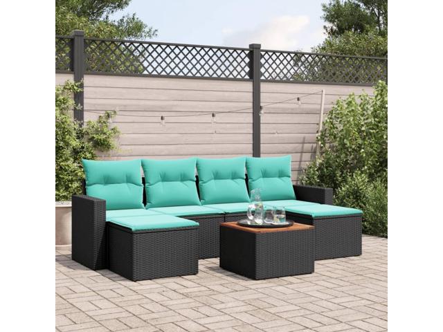Click here for vidaXL Patio Sofa Set with Cushions Outdoor Furnit... prices