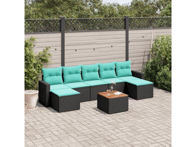 Click here for vidaXL Patio Sofa Set with Cushions Outdoor Furnit... prices