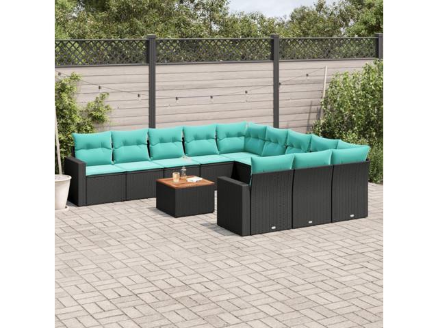 Click here for vidaXL Patio Sofa Set with Cushions Outdoor Furnit... prices