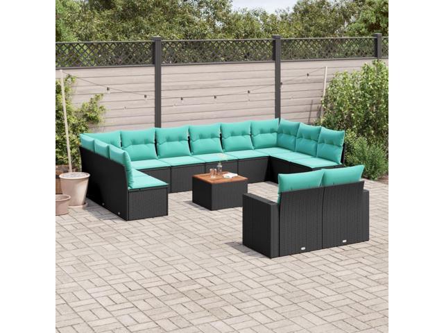 Click here for vidaXL Patio Sofa Set with Cushions Outdoor Furnit... prices