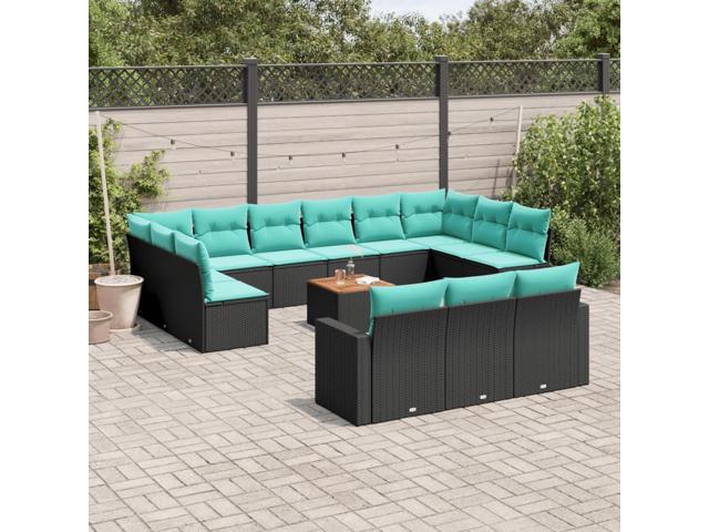 Click here for vidaXL Patio Sofa Set with Cushions Outdoor Furnit... prices