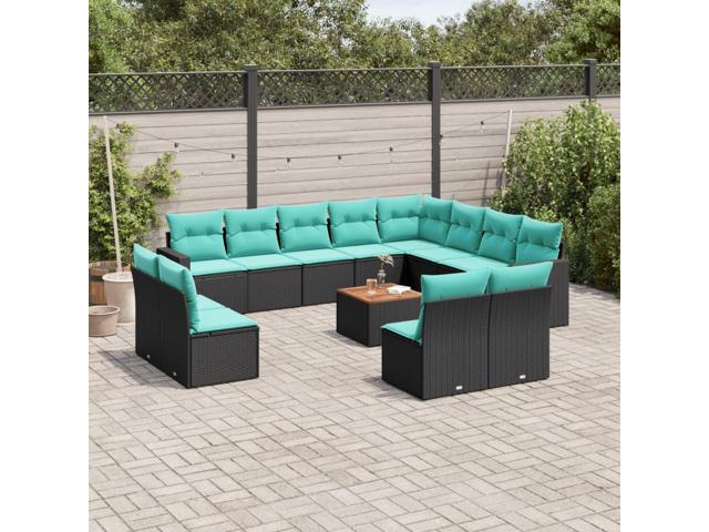 Click here for vidaXL Patio Sofa Set with Cushions Outdoor Furnit... prices