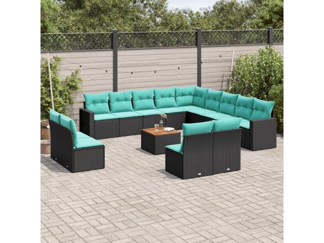 Click here for vidaXL Patio Sofa Set with Cushions Outdoor Furnit... prices