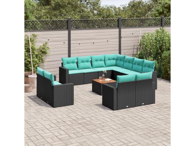 Click here for vidaXL Patio Sofa Set with Cushions Outdoor Furnit... prices