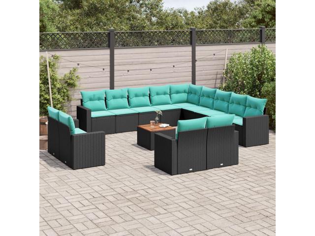 Click here for vidaXL Patio Sofa Set with Cushions Outdoor Furnit... prices