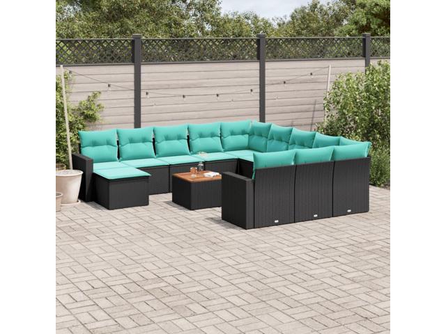 Click here for vidaXL Patio Sofa Set with Cushions Outdoor Furnit... prices